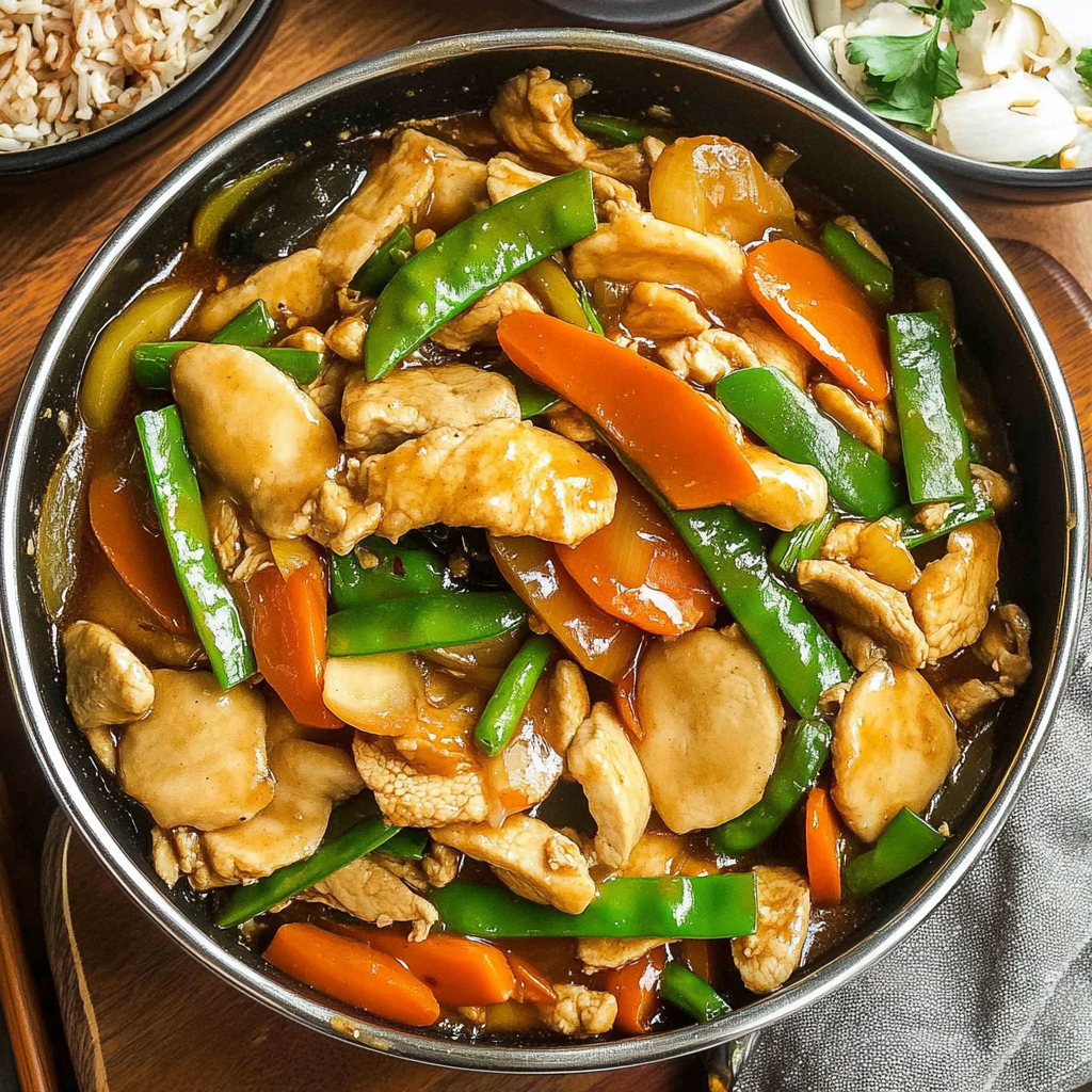 Moo Goo Gai Pan Chinese Stir Fry