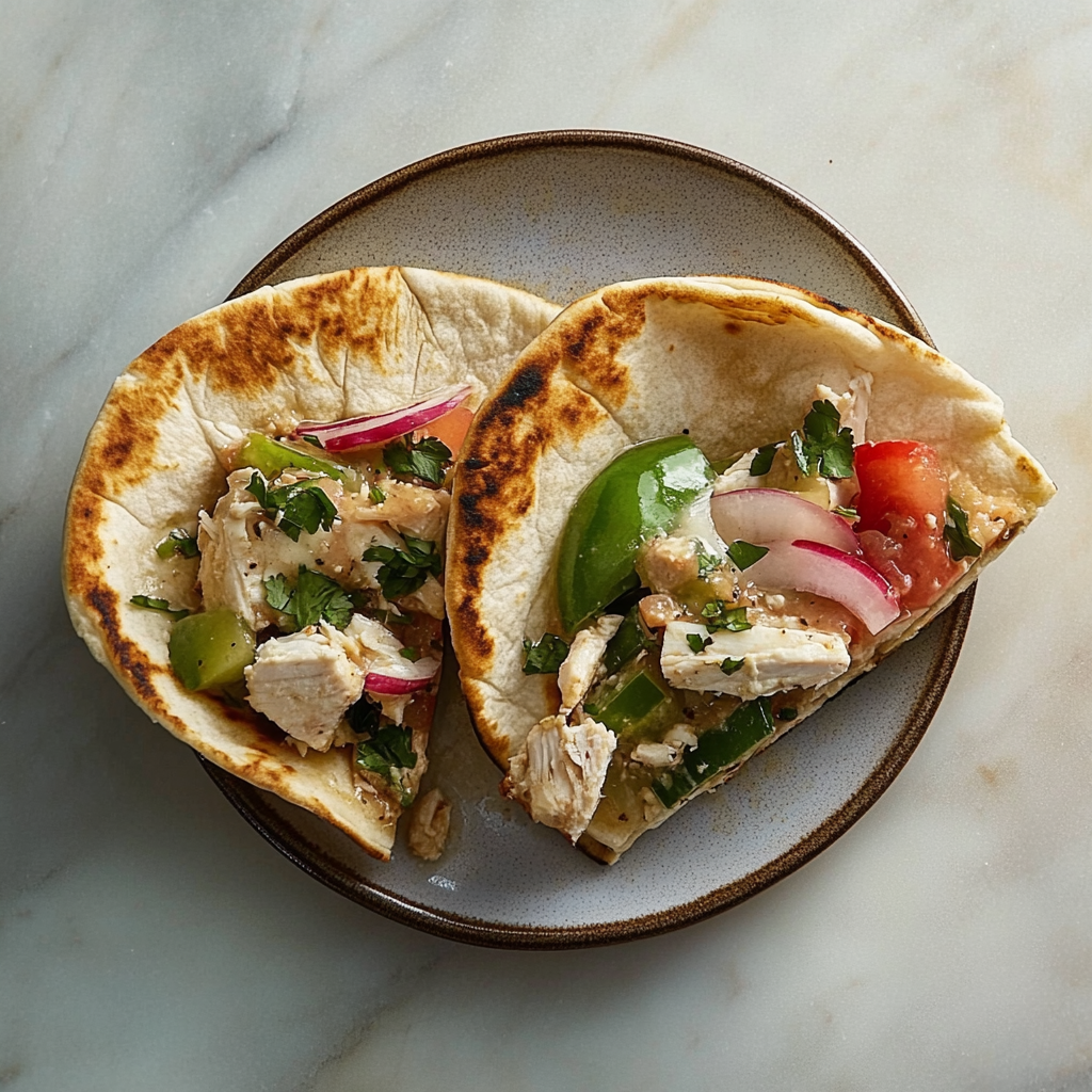 Veggie-Packed Turkey Hummus Mini Pitas